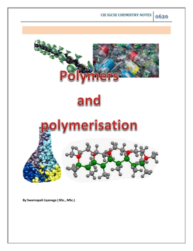 Polymers and polymerisation | Teaching Resources
