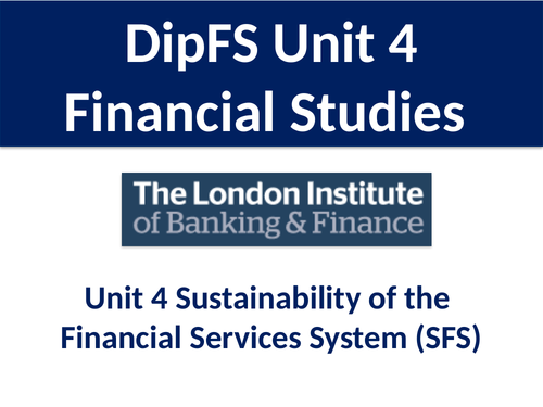 LiBF DipFS Unit 4 Topic 6 The impact of change and uncertainty on ...