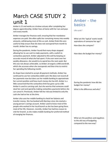 libf case study 2 unit 1 resit booklet Amber | Teaching Resources libf case study 2 unit 1 resit booklet Amber | Teaching Resources