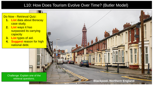 Butler Model Blackpool Tourism | Teaching Resources