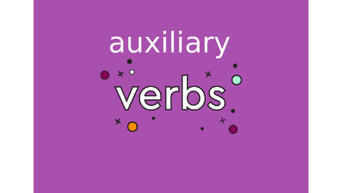Auxiliary verbs | Teaching Resources