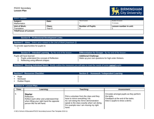 Reflections 2 | Teaching Resources
