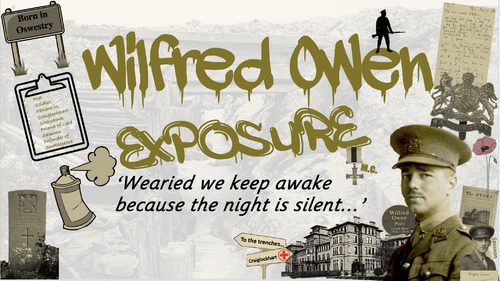 AQA Power and Conflict - 'Exposure' by Wilfred Owen (Fully Annotated) | Teaching Resources