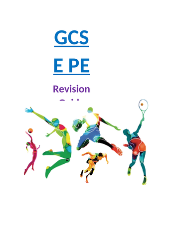 Gcse Pe Revision Task Teaching Resources 