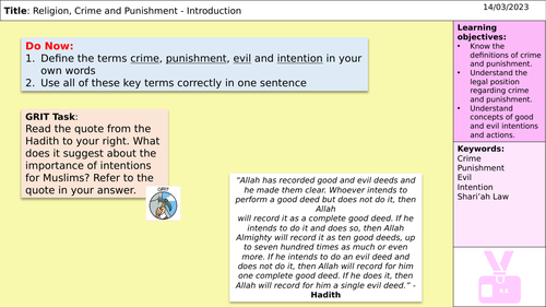Religion, Crime and Punishment: Introduction | Teaching Resources