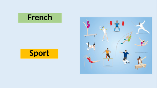 French - Sport (incl. football vocab) | Teaching Resources