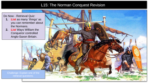 Norman Conquest Revision | Teaching Resources