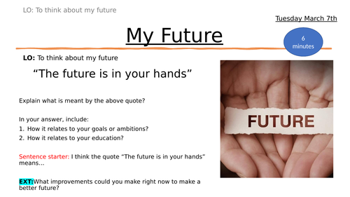 Observation Lesson: Non-Fiction: My Future | Teaching Resources