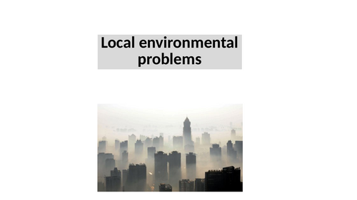French GCSE Environmental problems | Teaching Resources