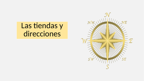 Spanish GCSE Shops and directions | Teaching Resources
