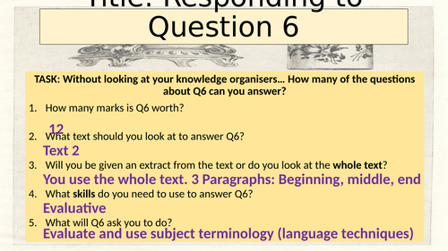 Edexcel Pearson LIFT 2.0 English Language Non-Fiction Paper 1 Tea ...