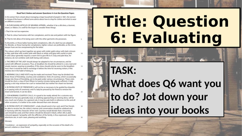 Edexcel Pearson LIFT 2.0 English Language Non-Fiction Paper 1 ...