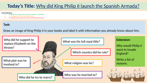 10. Causes of the Spanish Armada | Teaching Resources