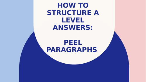 PEEL Paragraphs | Teaching Resources