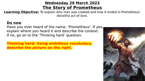 Prometheus - Part 1 | Teaching Resources