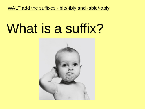 Spell words with able/ible pattern | Teaching Resources