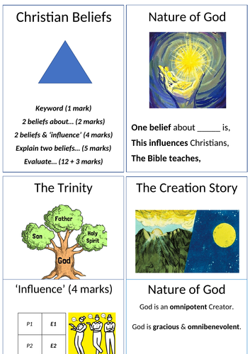 GCSE Christian Beliefs Flashcards (Grade 9) | Teaching Resources
