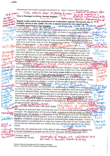 A Passage To Africa Annotations For Igcse Edexcel Exam Teaching Resources