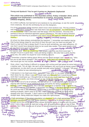 Annotations For Young And Dyslexic Youve Got It Going On Teaching Resources 