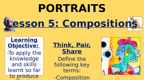 Picasso Cubism Self-Portraits Project - Lessons 5 and 6! | Teaching ...