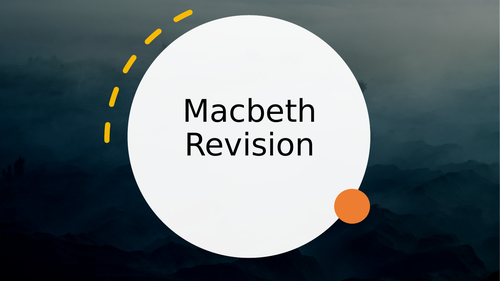 Macbeth Revision Powerpoint | Teaching Resources