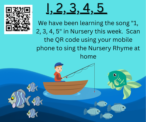 Phase One Phonics - Nursery rhyme QR code and lyric sheets for parents | Teaching Resources
