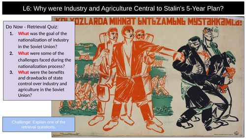 Stalin 5 Year Plan | Teaching Resources