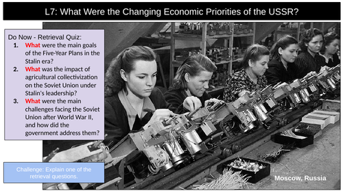 Economic Priorities USSR | Teaching Resources