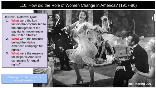 Role of Women Change America | Teaching Resources