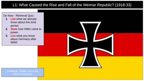 Rise Fall Weimar Republic | Teaching Resources