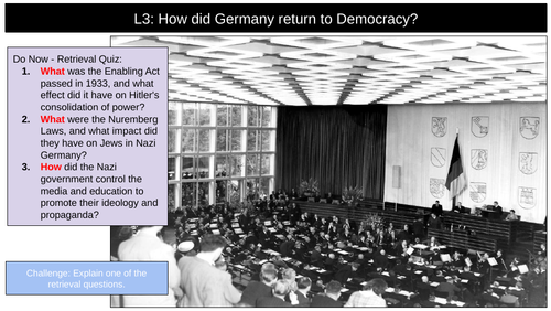 Germany Return Democracy | Teaching Resources