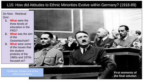 Attitudes Ethnic Minorities Evolve Germany | Teaching Resources