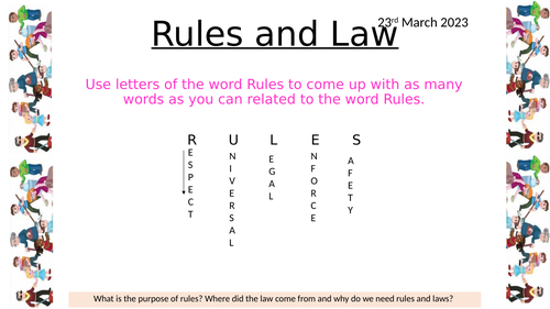 Rules and Law | Teaching Resources