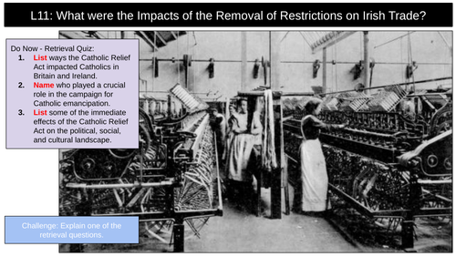 Irish Trade | Teaching Resources