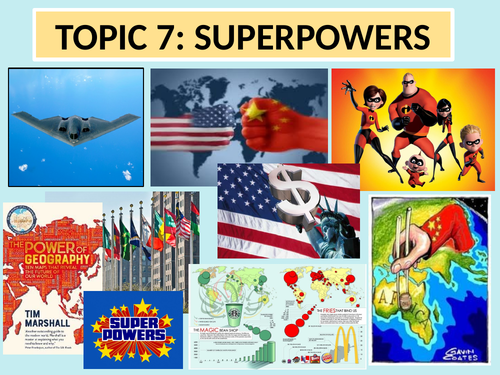 Edexcel A-Level Geography Topic 7 Superpowers Full Unit | Teaching ...
