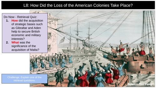 American Colonies Loss of the | Teaching Resources