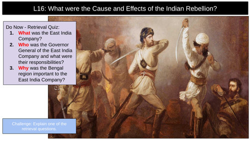 Indian Rebellion British Empire | Teaching Resources