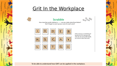 GRIT in the workplace | Teaching Resources