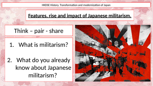 Japans history: Militarism in Japan | Teaching Resources