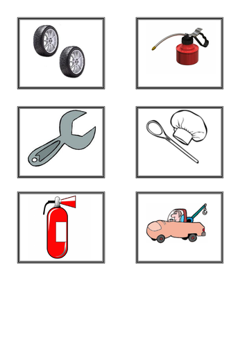 PEOPLE WHO HELP US MATCHING GAME | Teaching Resources