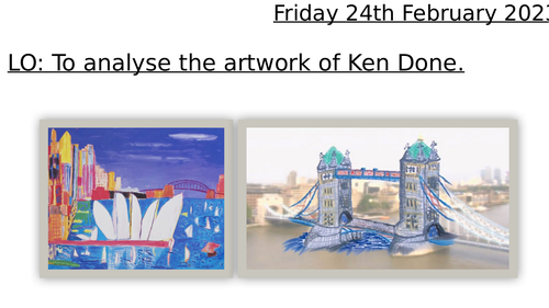 Ken Done Art - 3 Lesson Progression | Teaching Resources