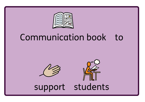 Visuals: Communication book symbols | Teaching Resources