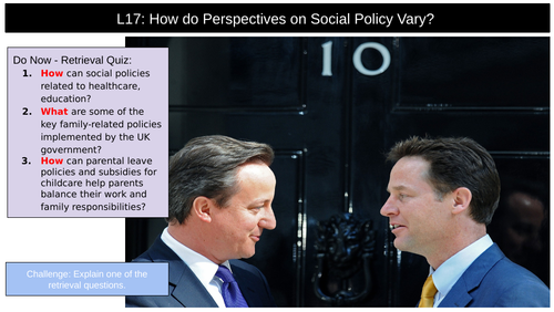 Social Policy Vary Perspectives | Teaching Resources