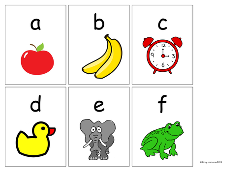 ALPHABET FLASH CARDS EYFS LITERACY KS1 | Teaching Resources