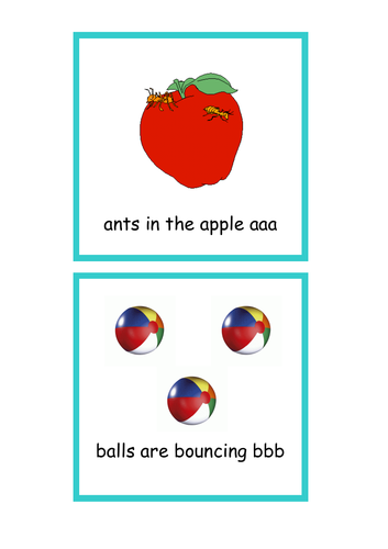 ALLITERATION FLASH CARDS AND POWERPOINT | Teaching Resources