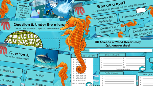 THE Ultimate Science of World Oceans Day Quiz | Teaching Resources
