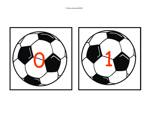 O TO 20 ON FOOTBALLS EYFS MATHS NUMBERS | Teaching Resources O TO 20 ON FOOTBALLS EYFS MATHS NUMBERS | Teaching Resources