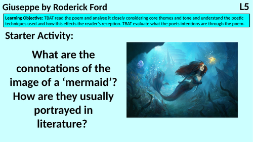 Giuseppe Roderick Ford A Level Lesson | Teaching Resources