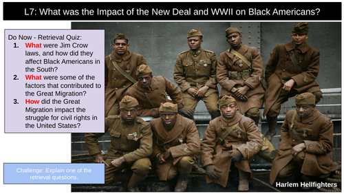 New Deal WWII African Americans | Teaching Resources