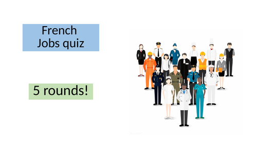 French Jobs Quiz | Teaching Resources